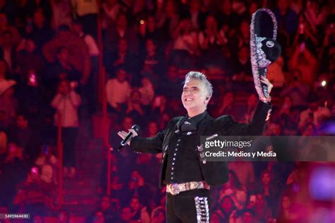 Singer Alejandro Fernande Performs During A Concert At Plaza De Toros