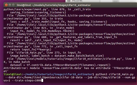 Attributeerror Module Tensorflow Contrib Data Has No Attribute Tfrecorddataset Issue