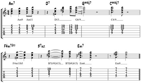 Jazz Chord Progressions Piano Sheet Music Sheet And Chords Collection