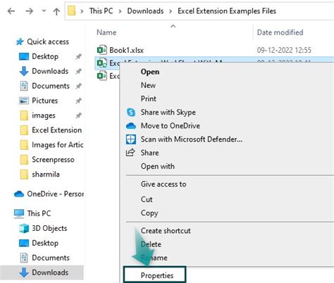 Excel Extensions Types Of File Formats How To Show Hide