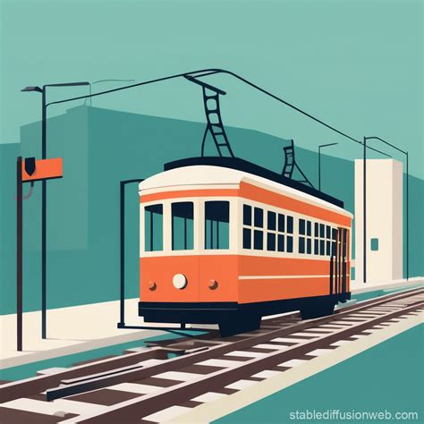 Trolley Problem Dilemma Illustration Stable Diffusion Online