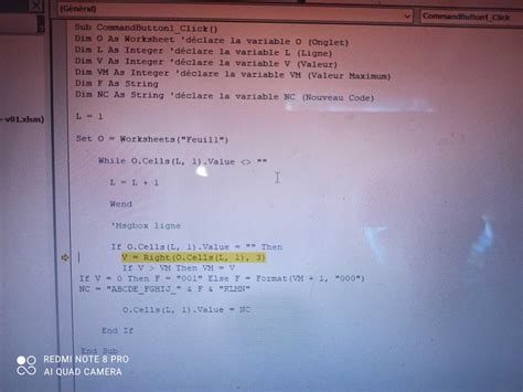 Crée Une Référence Automatique Sous Vba