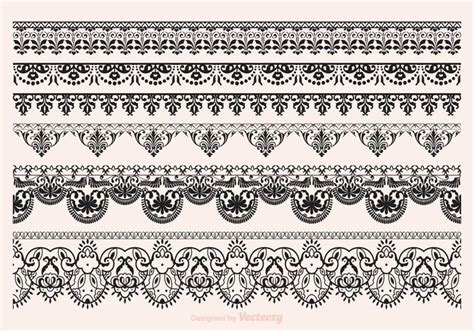Vector Libre De Encaje Vector Fronteras 108766 Vector En Vecteezy
