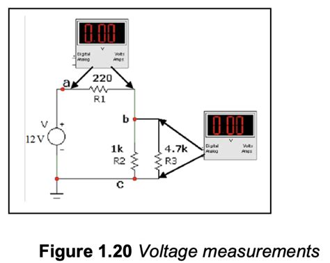 Solved 21 Measure Va Vb Vc Vab Vbc And Vr1 Listed In