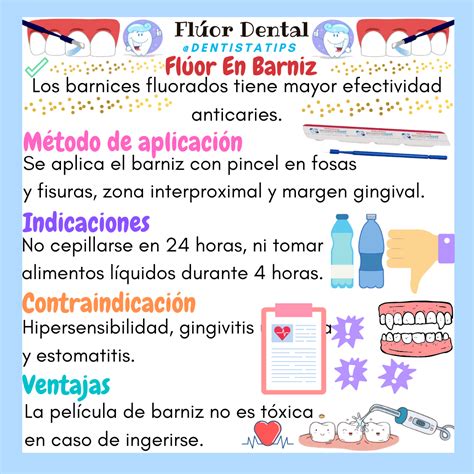 Flúor Barniz Higienista Dental Fluorosis Dental Escuela De Higiene