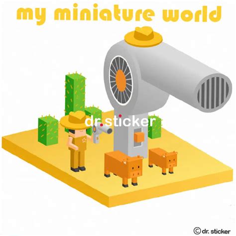 My Miniature World Dr Sticker