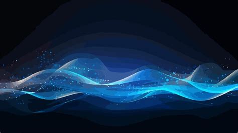 Abstract Flying Particle Vector Background Premium Ai Generated Vector
