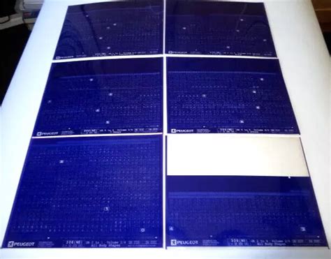Peugeot 306 N5 Parts Catalogue On Microfiche Set Of 6 June 2001 New