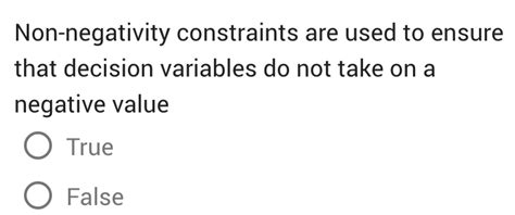 solved non negativity constraints are used to ensure that