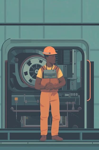 Premium Ai Image Automotive Engineer Testing A New Engine On A