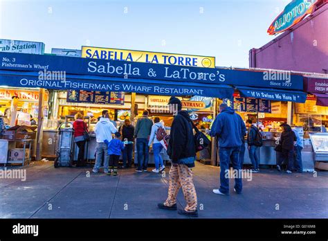 Sabella And Latorres Food Stand At Fishermans Wharf In San Francisco
