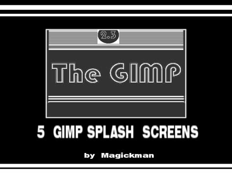 Gimp Splash Screens By Blueeyedmagickman On DeviantArt