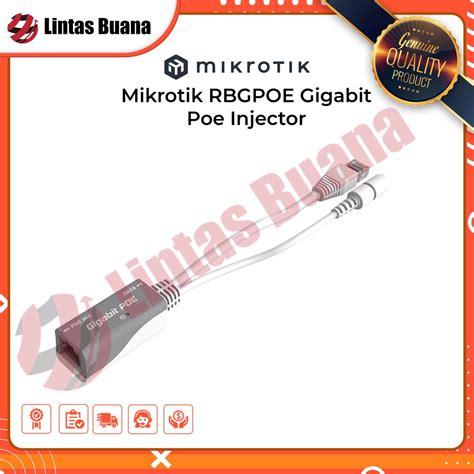 Jual Mikrotik Rbgpoe Gigabit Poe Injector Shopee Indonesia