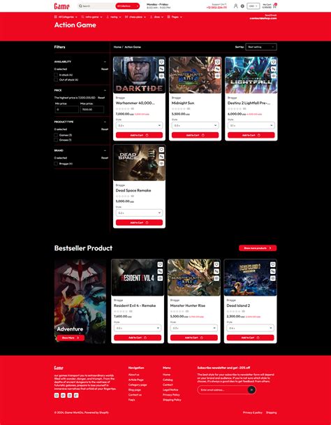 Game Digital Gaming Store Shopify 20 Theme By Workdo Themeforest