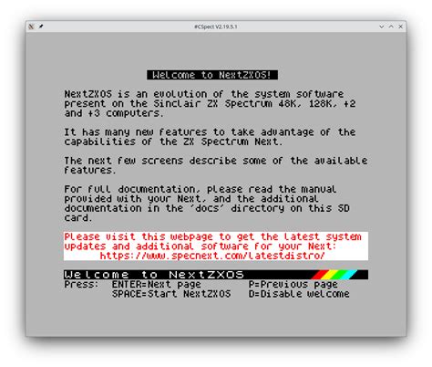 Zx Spectrum Next Dnevnik