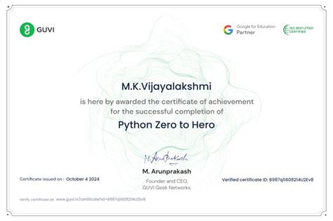 Vijayalakshmi Kumaran On Linkedin Im Excited To Share That I