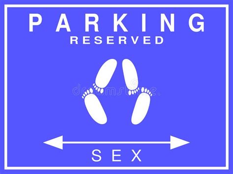 Sex Zone Signaling Arrow Road Sign Parking Area For Sexual