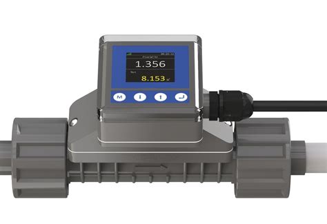 Fl101 In Line Ultrasonic Flow Meter For Agricultural Irrigation 24v Dc