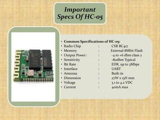Bluetoothcontrolledrobot 140330035340 Phpapp01 Pdf