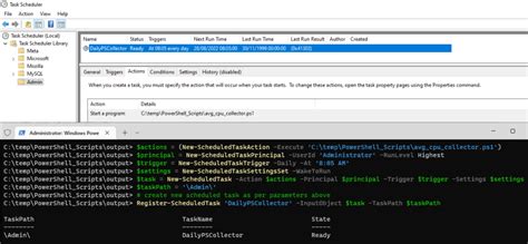 How To Run Powershell Scripts With Task Scheduler Sql Dba Blog