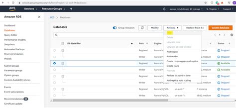 how to stop an instance in aws how to delete an aws cluster