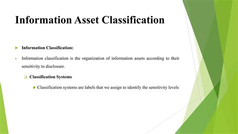 Information Asset Classification Pptx Operating Systems Computer