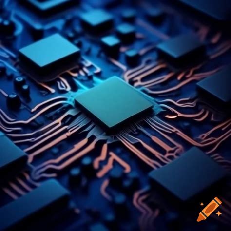 Abstract Representation Of Tech Circuits In A Coral Style On Craiyon