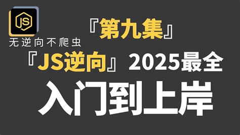 【一下省3w】白嫖爬虫js逆向一套200集系统教程！【第九课】js逆向加密定位及时效性参数逆向解析，会逆向才是真爬虫！从入门进阶实战精通