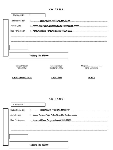Kwitansi Prsi Pdf