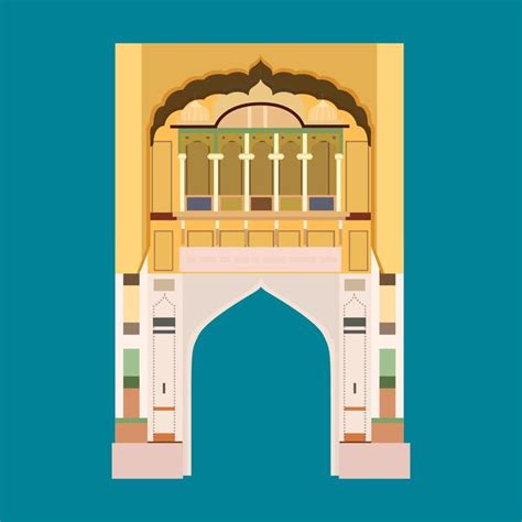 Indian Temple Arch Vector Art Icons And Graphics For Free Download