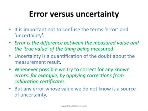 errors of measurement and systematic errors pptx
