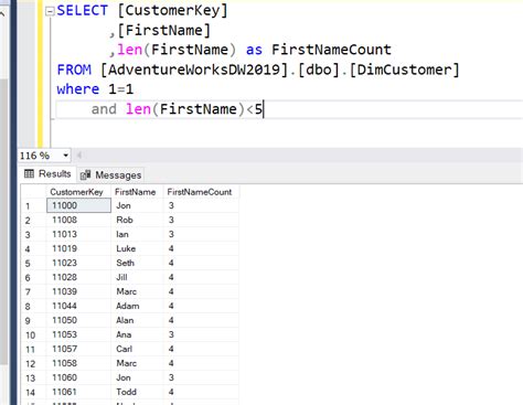 Sql Len Fonksiyonu Kullanımı Sql Server Kaan Gümüş