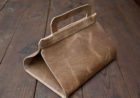 Diy Leather Lunch Bag Tutorial ~ Diy Tutorial Ideas