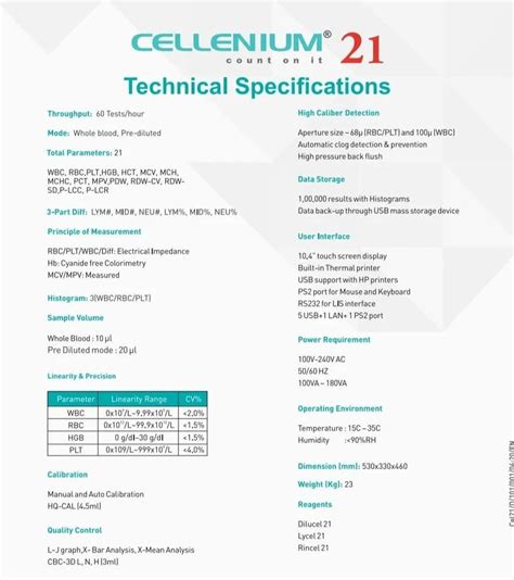 21 Automatic 3 Part Hematology Analyzer For Laboratory At ₹ 300000
