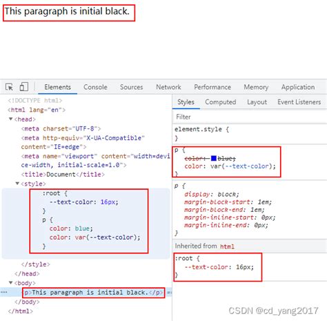 Css 自定义属性（变量）css自定义属性 Csdn博客