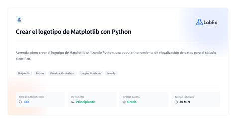 creación del logotipo de matplotlib visualización de datos con python