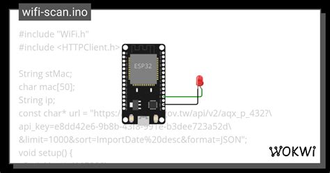 Wifiesp32 Client Wokwi Esp32 Stm32 Arduino Simulator