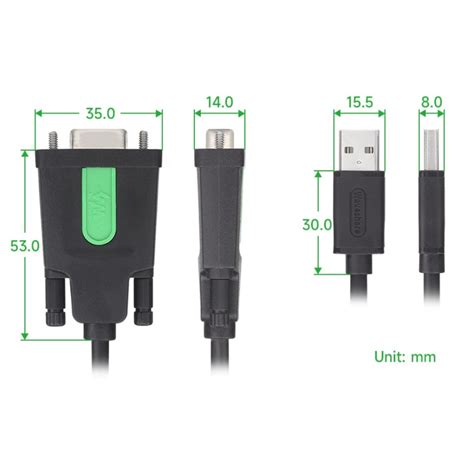 Usb To Rs232 Ft232rl Adapter Cable Male Bastelgarage Electronics Online Store