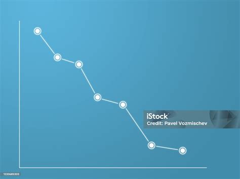 나무 큐브에서 경제의 쇠퇴의 그래프 3d 그림에서 지표의 감소 및 하락 감소에 대한 스톡 사진 및 기타 이미지 감소 그래프 악화 Istock