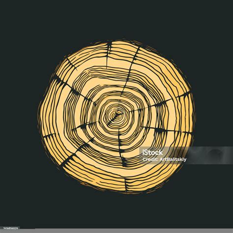 나무 또는 톱 컷 나무 조각 판자와 통나무 목재 또는 장작을 빈티지 스타일로 만듭니다 간판 레이블 로고 또는 배너에 대한 벡터 환상 캠프 파이어 재료 새겨진 손으로 그린