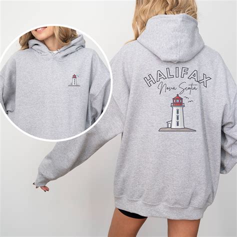 Halifax Nova Scotia Lighthouse Hoodie Beach Sweatshirt Lighthouse