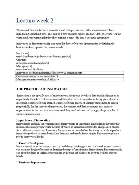 lecture week 2 entrepreneurship pdf entrepreneurship lean manufacturing