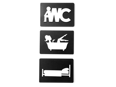 قیمت ارزان استیکر یا پلاک چوبی درب حمام، دستشویی و اتاق خواب