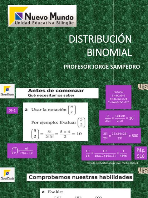 Distribución Binomial 2021 Pdf Matemáticas Aplicadas Teoría Distribución Binomial 2021 Pdf Matemáticas Aplicadas Teoría
