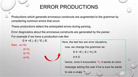 Error Recovery Strategies And Yacc Compiler Design Pptx