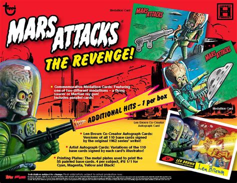 2017 Topps Mars Attacks The Revenge Trading Cards First Ever Sequel