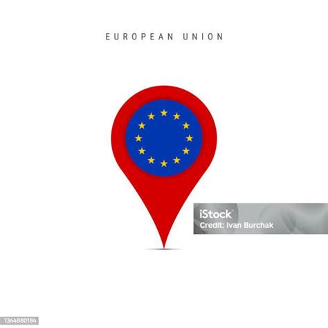 유럽 연합 의 국기와 눈물 방울지도 마커 흰색으로 격리된 플랫 벡터 일러스트레이션 0명에 대한 스톡 벡터 아트 및 기타 이미지 0명 결심 공부 Istock
