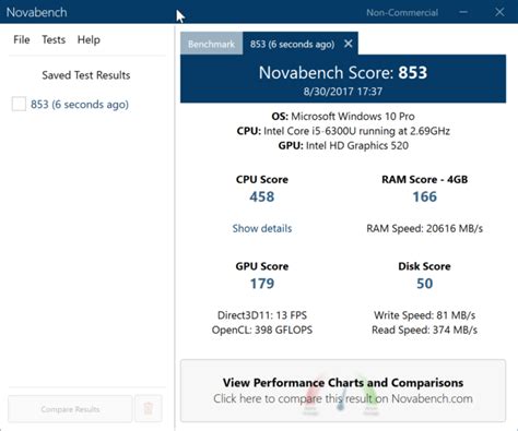 Novabench 4 0 Review Windows Benchmark Software Ghacks Tech News