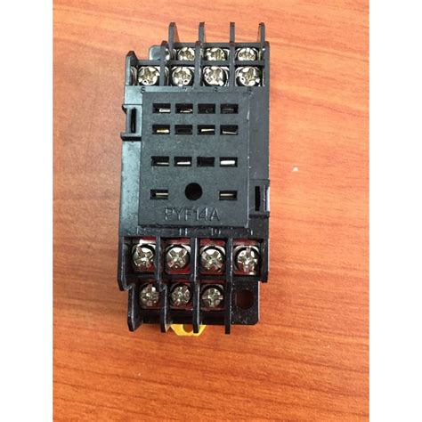 My4 Relay Base Pyf 14a 2 M4x10 Relay Base Shopee Malaysia