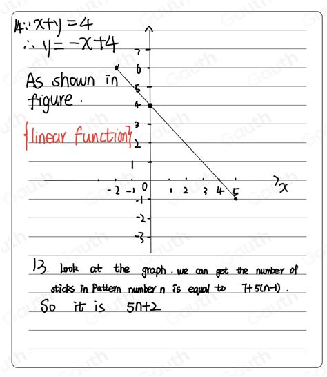 Solved 13 Here Is A Sequence Of Patterns Made From Sticks A